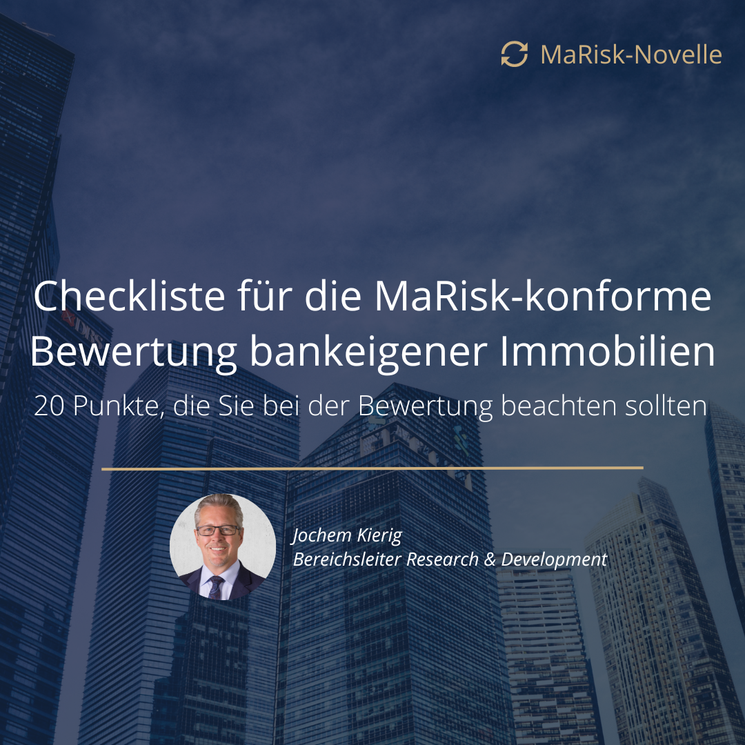 Checkliste für die MaRisk-konforme Bewertung bankeigener Immobilien