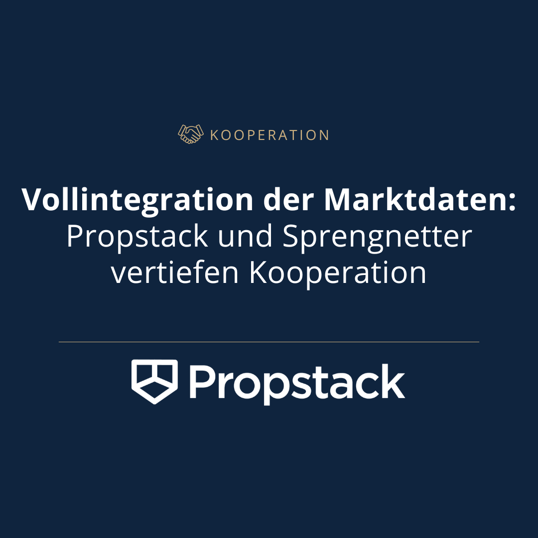 Propstack integriert Sprengnetter Marktdaten